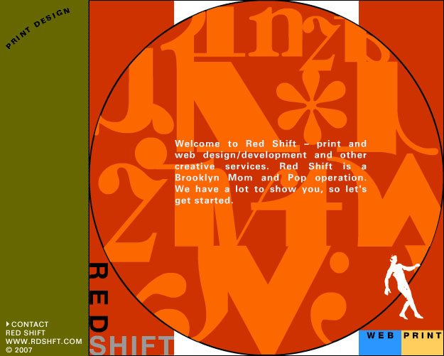 Red Shift Productions | Web and Print design and production
